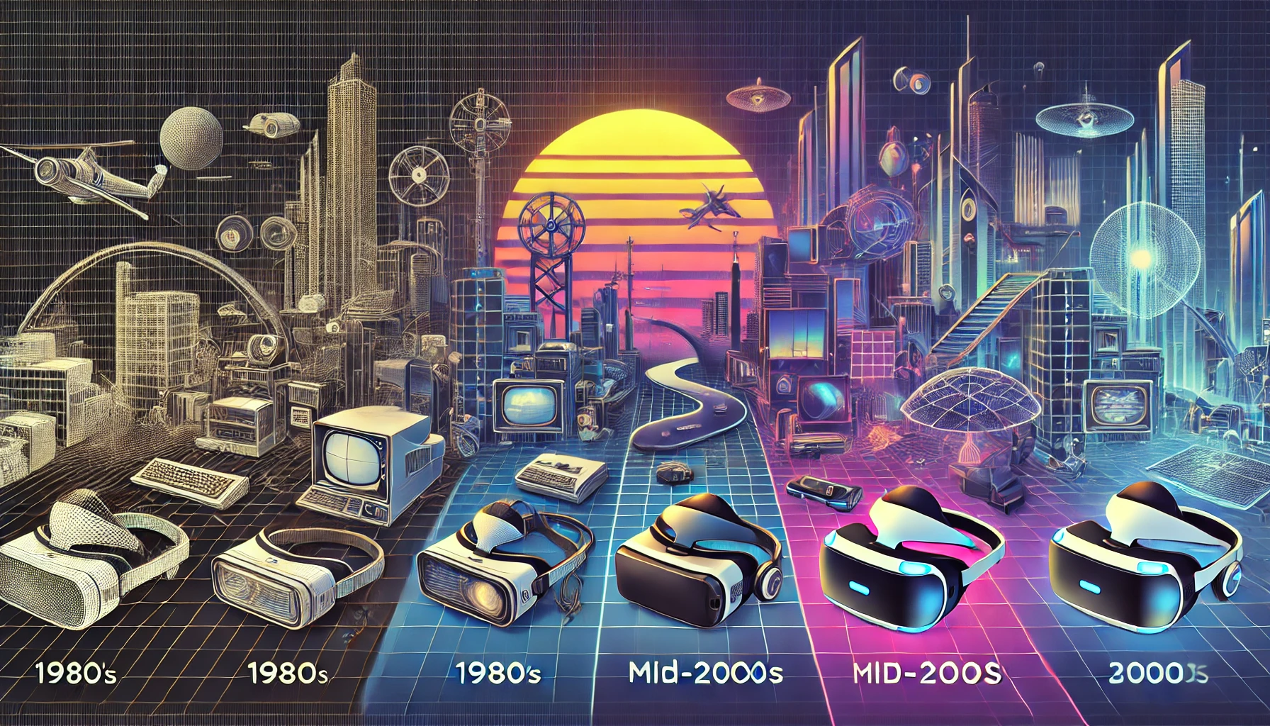 A evolução da Realidade Virtual: Uma linha do tempo